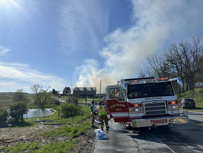 Scenes from fire at Freys Pallets in Drumore Township [photos] | Local ...