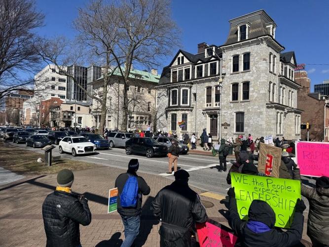 Harrisburg 50501 protest [photos] | | lancasteronline.com