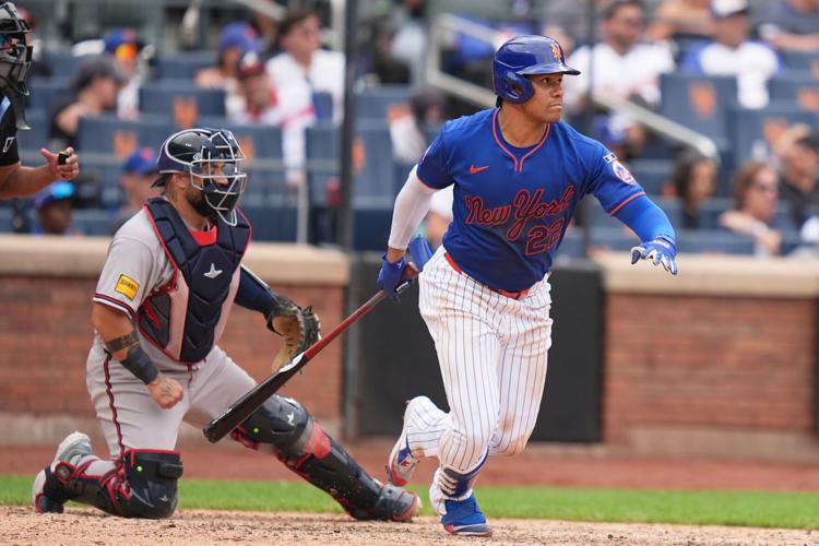 A.J. Ewing's big game lifts the Mets over the Braves 8-1 for a series ...