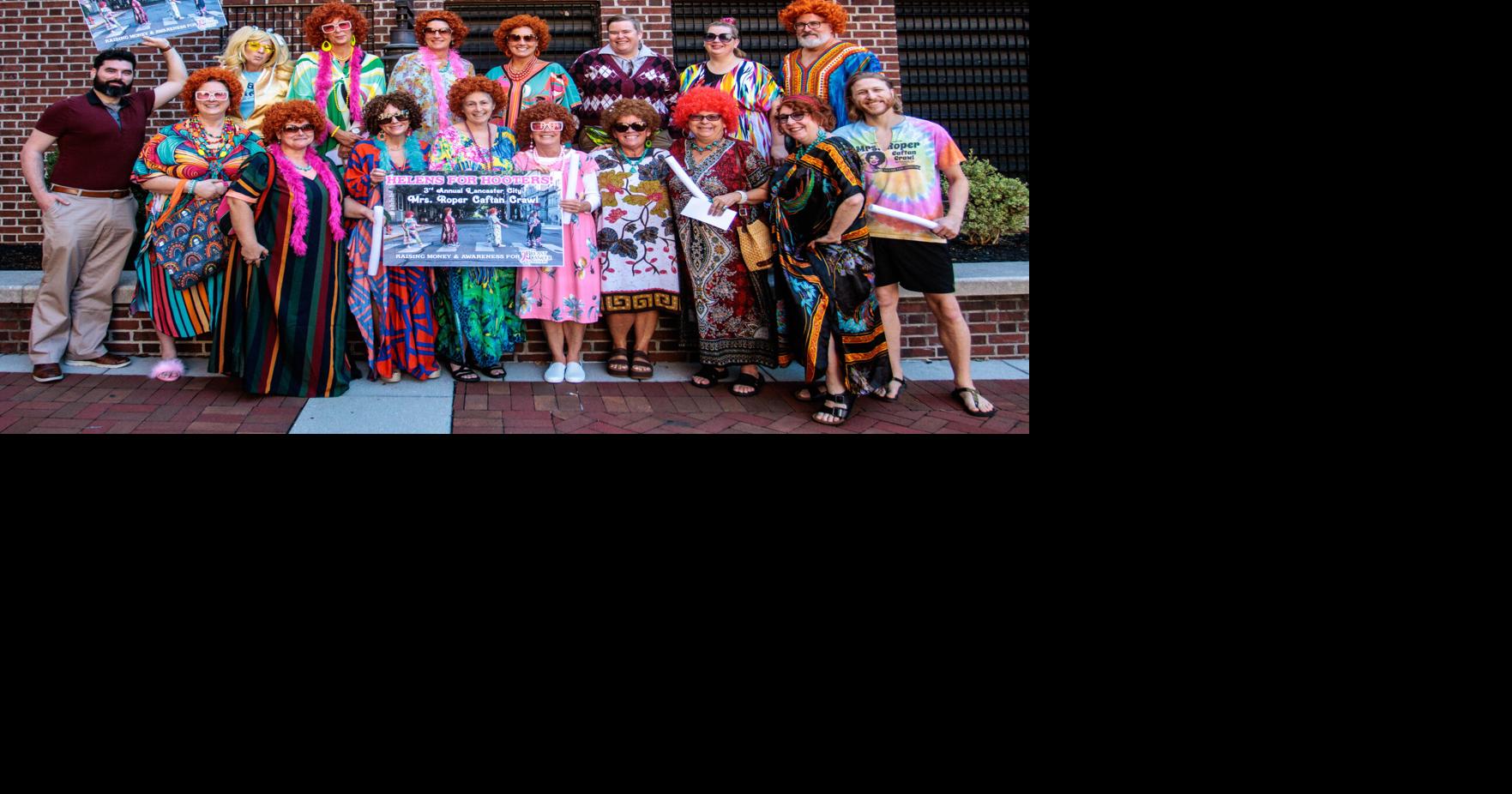 Redheaded Ropers romp through Lancaster during annual Mrs. Roper Caftan ...