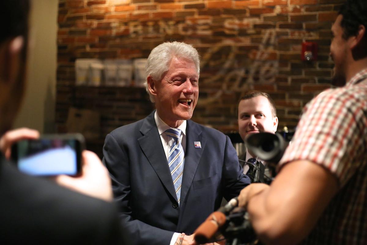Bill Clinton makes impromptu campaign visit to Prince Street Cafe | PA ...