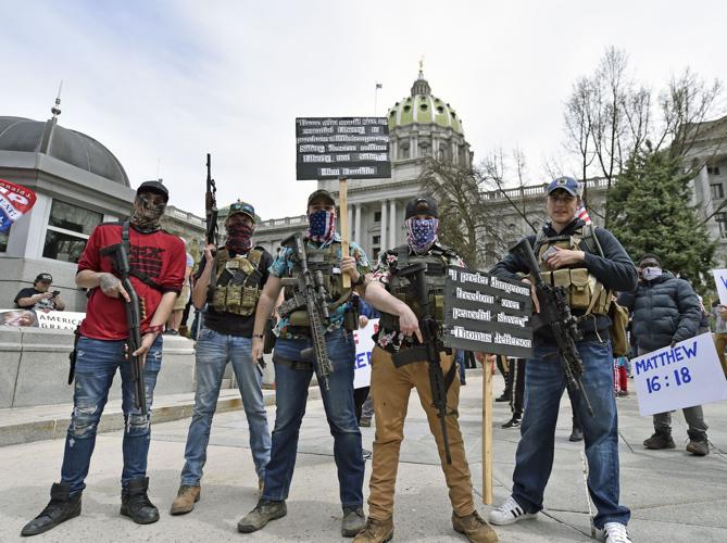 Scenes from ReOpen PA rally at State Capitol in Harrisburg [photos ...