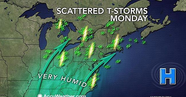 Muggy, sticky Labor Day may include afternoon thunderstorm in Lancaster ...