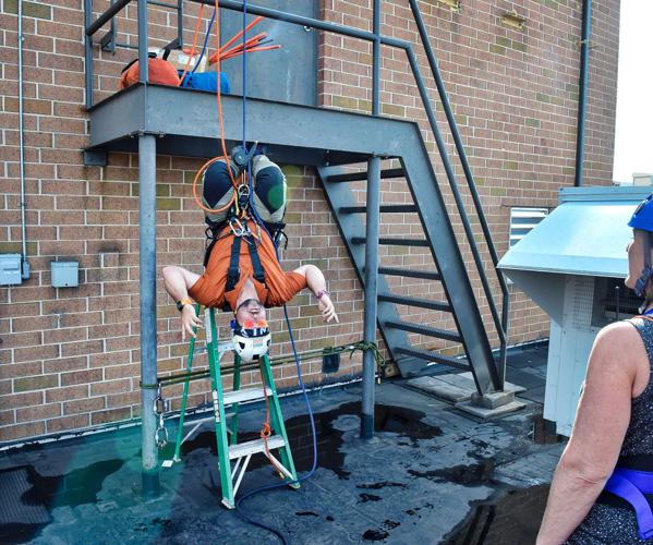 Donors go 'Over the Edge' for a good cause, rappelling down 11-story ...