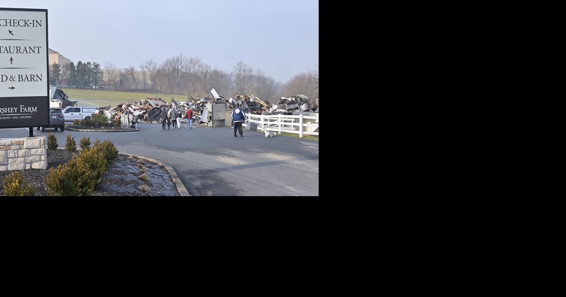 Aftermath of the Hershey Farm Restaurant & Inn fire [photos, video ...