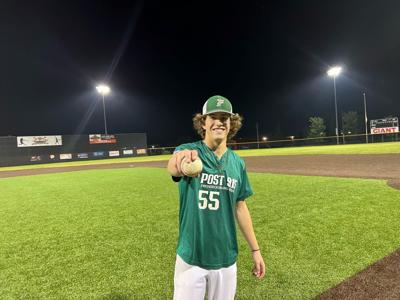 American Legion pitcher Austin Beard throws a nine-inning perfect game ...
