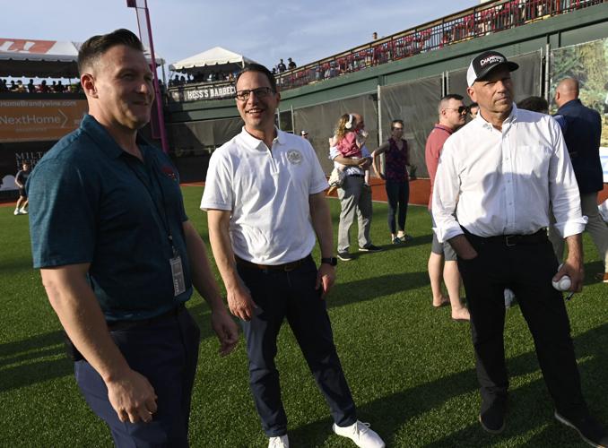 Gov. Josh Shapiro throws out first pitch at Stormers game [photos ...