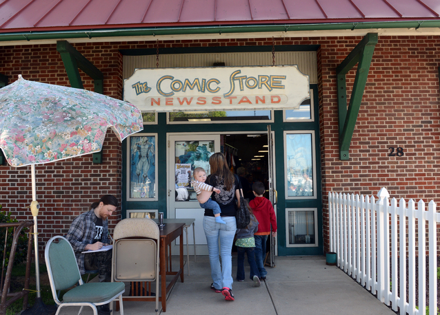 Fans head to Lancaster's The Comic Store to pick up freebies, help a ...