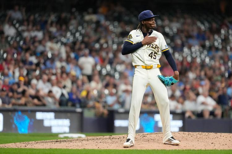 Brewers pitcher Abner Uribe suspended 1 game for actions against the ...