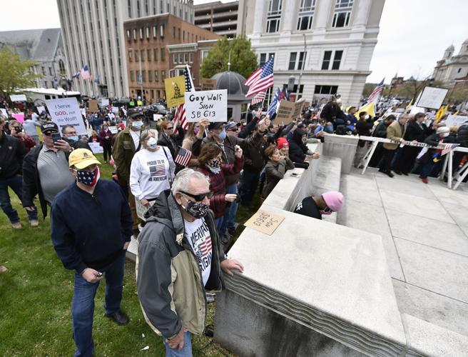 Scenes from ReOpen PA rally at State Capitol in Harrisburg [photos ...