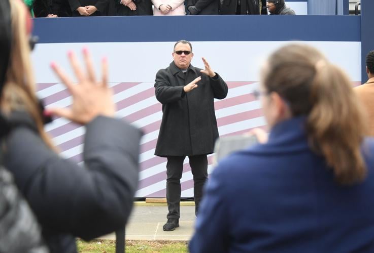 Deaf and Hearing interpreter team at inauguration of Gov. Josh Shapiro ...