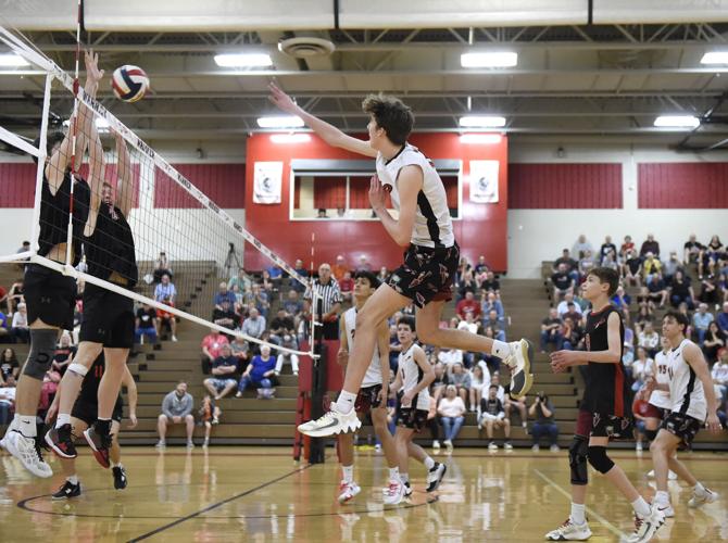 Hempfield vs. Warwick - L-L League boys volleyball [photos] | Boys ...