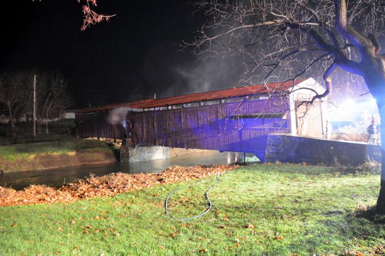 Fire that damaged historic Herr's Mill covered bridge was arson | Local ...