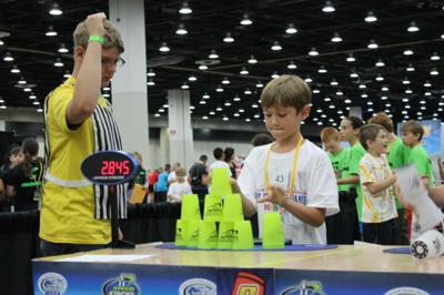 Pequea elementary student competes in sport stacking at Junior Olympics ...