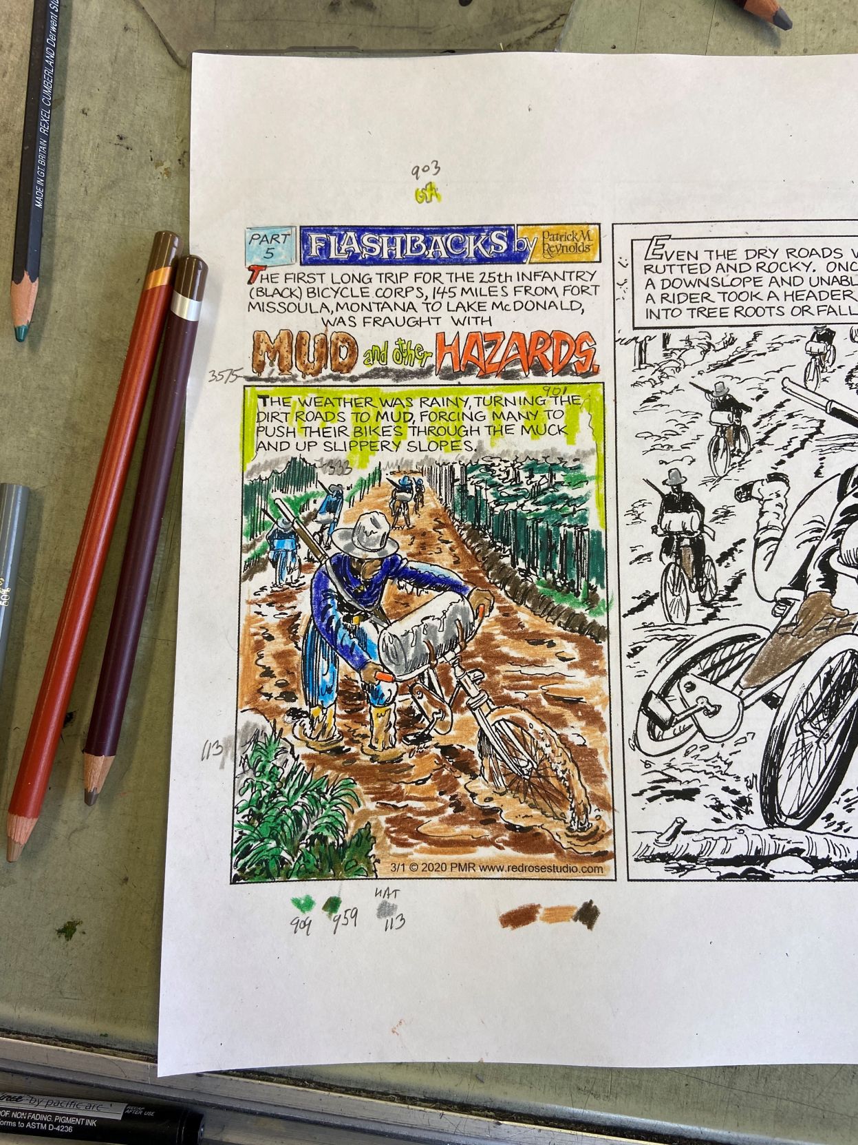 How Patrick Reynolds creates a 'Flashbacks' panel | | lancasteronline.com