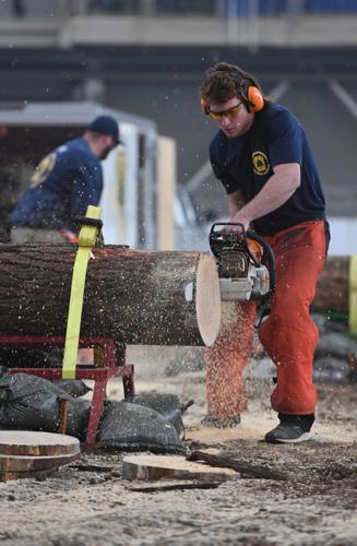 Lumberjack demo at the Pa. Farm Show [photos] | Entertainment ...