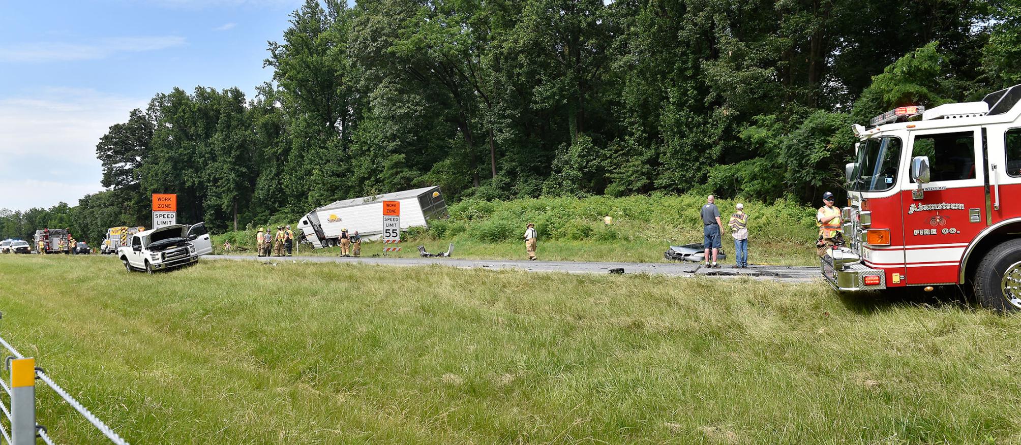 Truck driver in fatal Route 222 crash released from hospital; others in ...