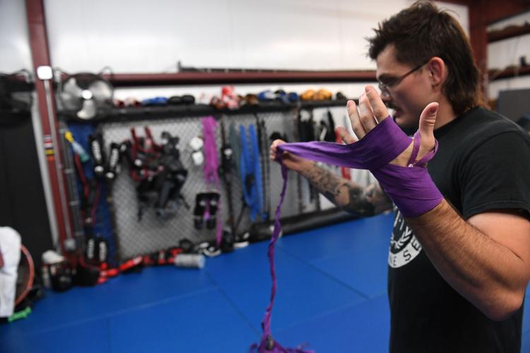 MMA fighter Christian Carr in training for upcoming fight [photos ...