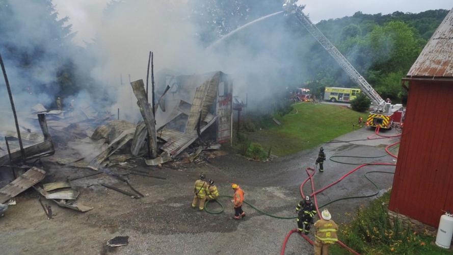 Fire burns barn, house in Manor Twp. Tuesday morning [photos, videos ...