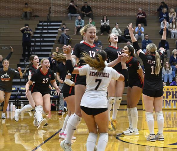 Hempfield vs. Manheim Township - L-L League girls volleyball ...