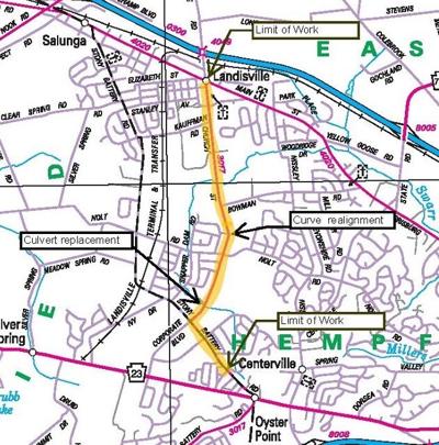 PennDOT plans nearly 3-mile road resurfacing project spanning East to ...