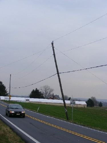 PPL to-do list: Repair leaning utility pole | Opinion | lancasteronline.com