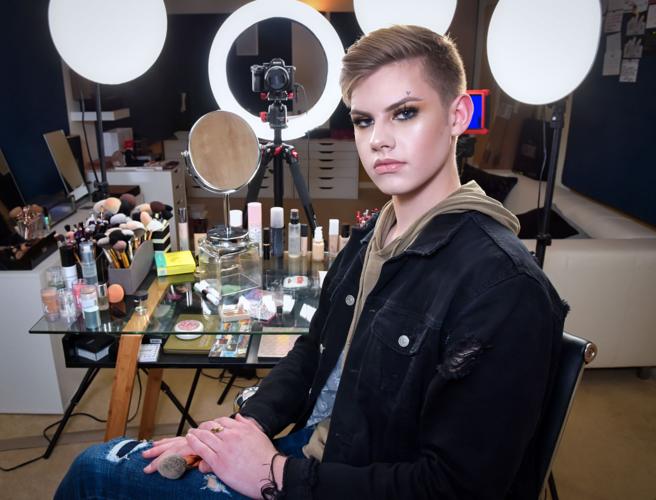 Millersville teen Trevor Barrett wants to use makeup artistry, massive ...