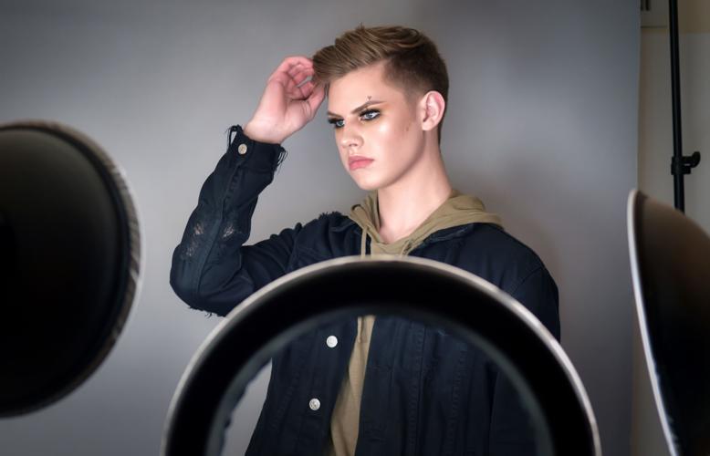 Millersville teen Trevor Barrett wants to use makeup artistry, massive ...