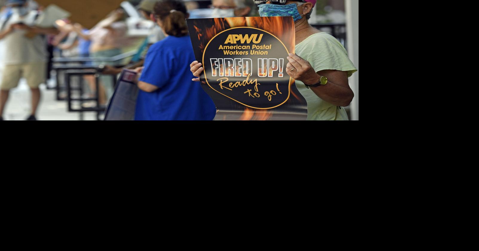 'Save our USPS' protesters rallied outside Lancaster city postal office ...