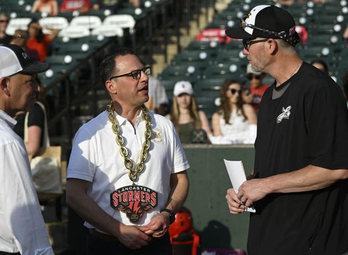 Gov. Josh Shapiro throws out first pitch at Stormers game [photos ...