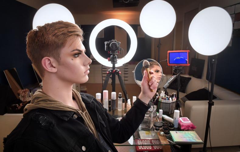 Millersville teen Trevor Barrett wants to use makeup artistry, massive ...