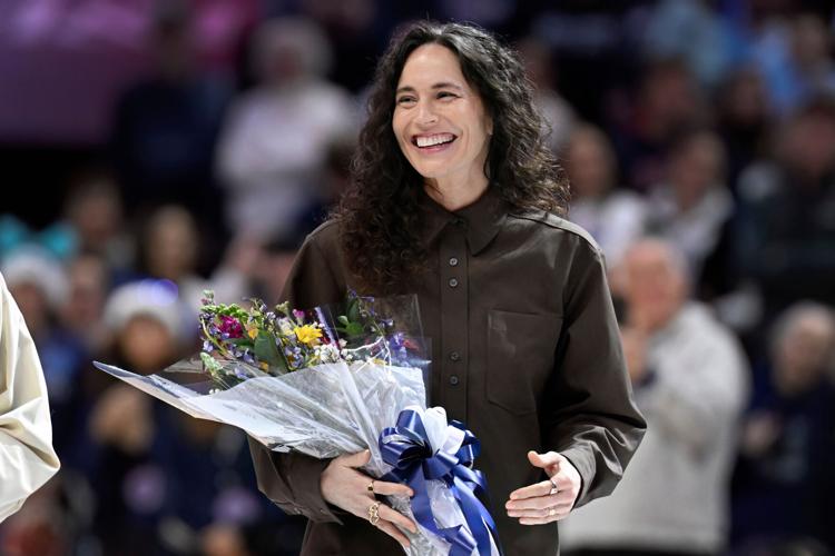 Sue Bird has jersey retired at UConn ahead of top-ranked Huskies' game ...