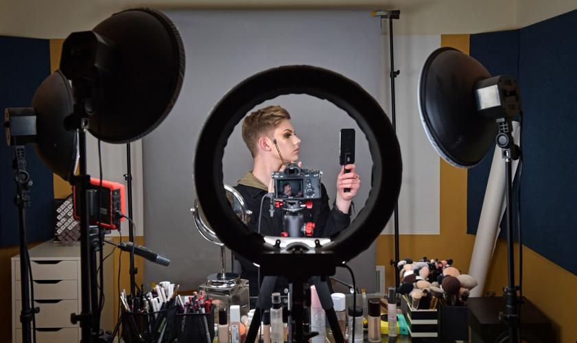 Millersville teen Trevor Barrett wants to use makeup artistry, massive ...