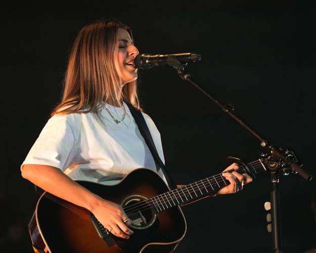 Singing praises: Christian music artist Brooke Ligertwood performs at ...
