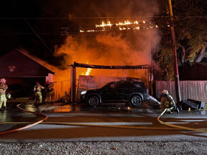 Fire crews battling residential blaze in Marietta | Local News ...