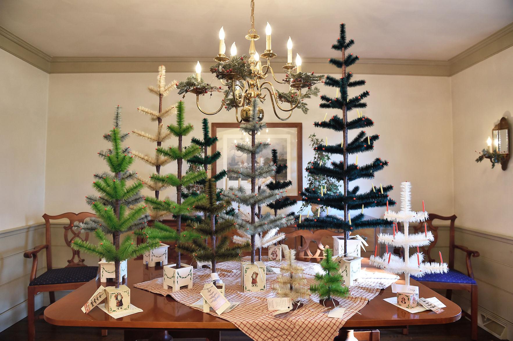 Feather trees were the first artificial Christmas tree; This Lititz ...