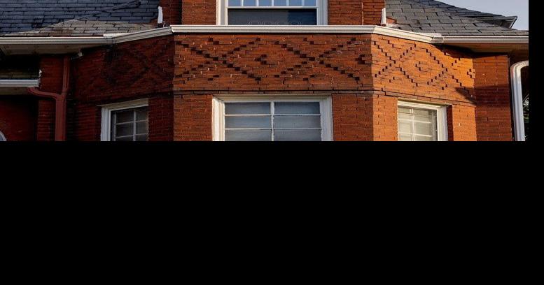 'D' is for diapering, a repeating decorative brick pattern on historic ...
