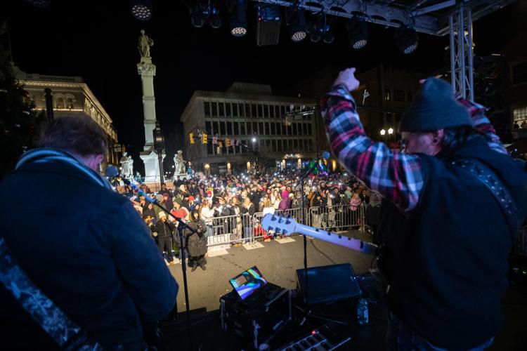 Lancaster city Christmas tree lights up the sky for 2025 [photos ...