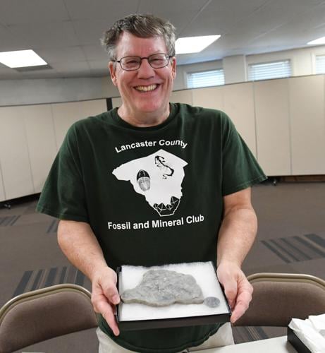 Chris Haefner and his fossil [photos] | | lancasteronline.com