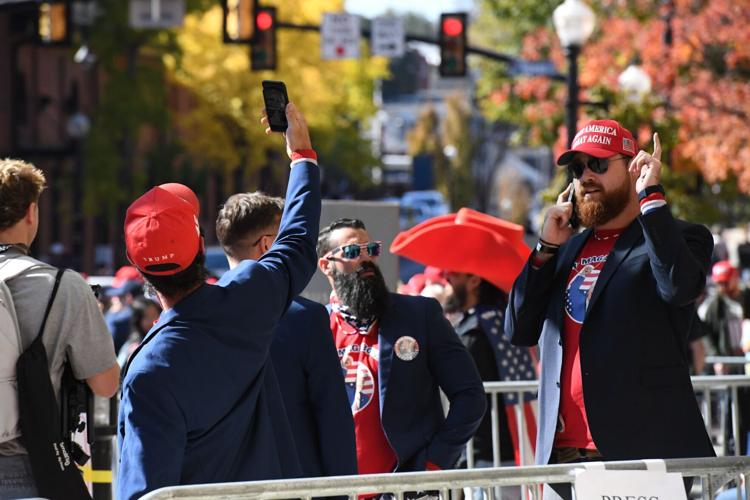 Scenes from outside the Lancaster County Convention Center ahead of ...