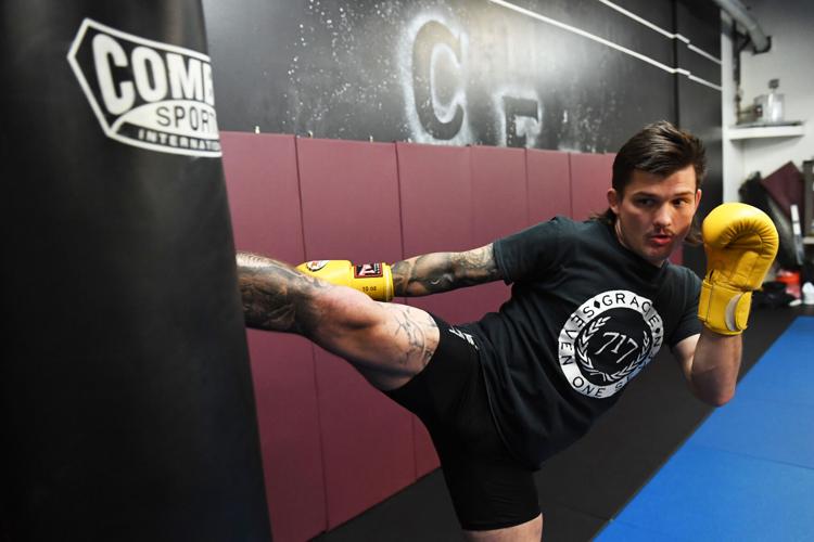 MMA fighter Christian Carr in training for upcoming fight [photos ...