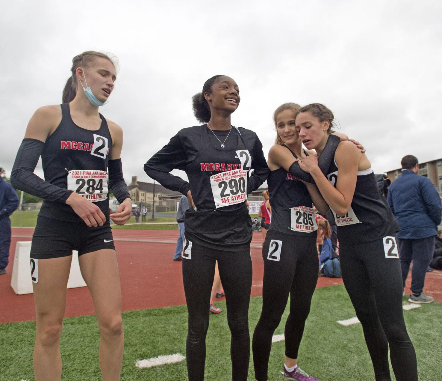 McCaskey girls 3,200 relay team harvests silver at PIAA track and field ...