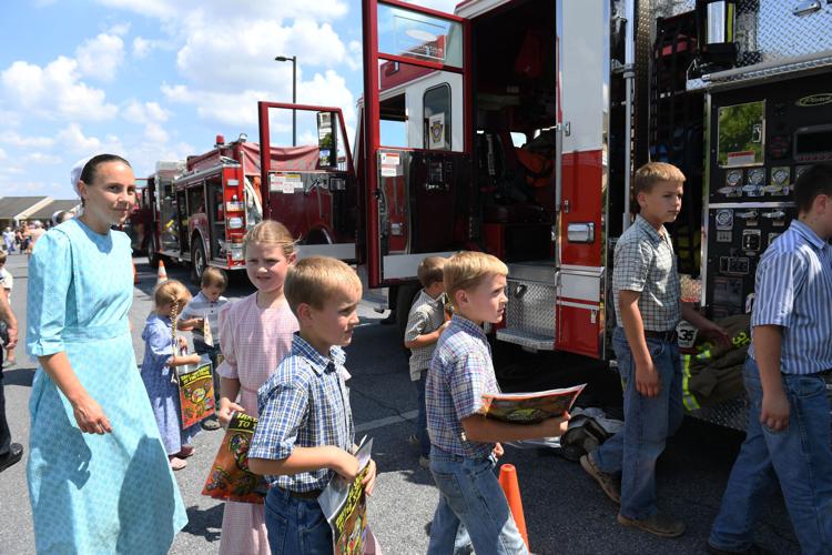 Firefighters visit Fairmount Homes for a community parade [photos ...