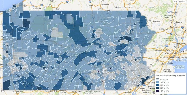 Mapping poverty: Wealthiest and poorest school districts in ...
