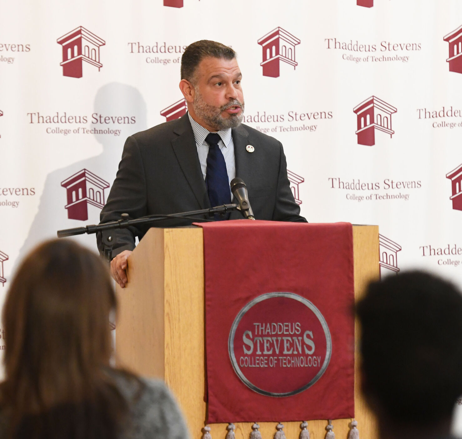 Pa. departments visit Thaddeus Stevens to praise online hub for student ...