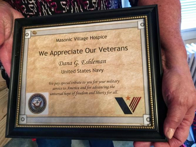 A final salute: Veteran volunteers with Masonic Village Hospice present ...