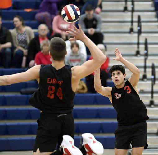Hempfield vs. Penn Manor - L-L League boys volleyball [photos] | Boys ...