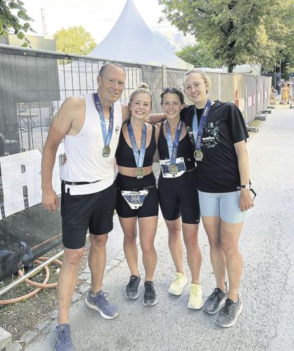 Athletic family: Art Mann Jr., 3 daughters complete Ironman race in ...