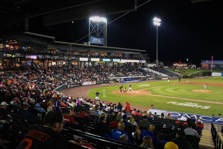 Lancaster Barnstormers vs. Long Island Ducks - Atlantic League playoffs ...