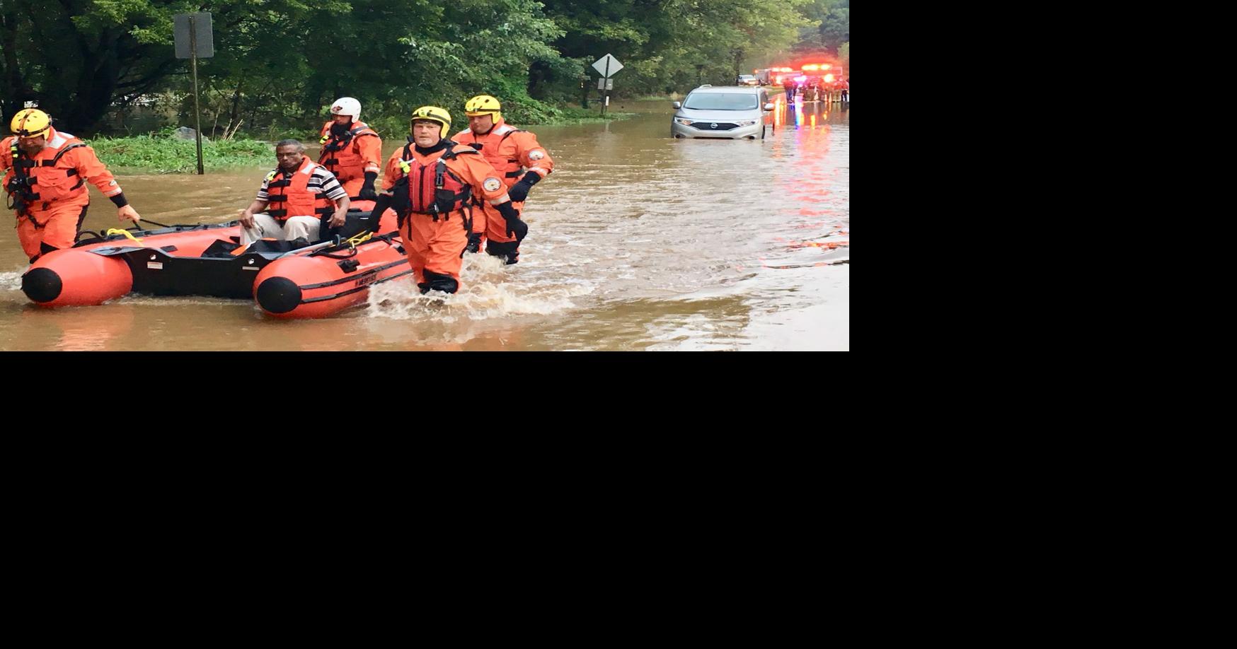 Water rescues from Friday's flash flooding continue into Saturday ...